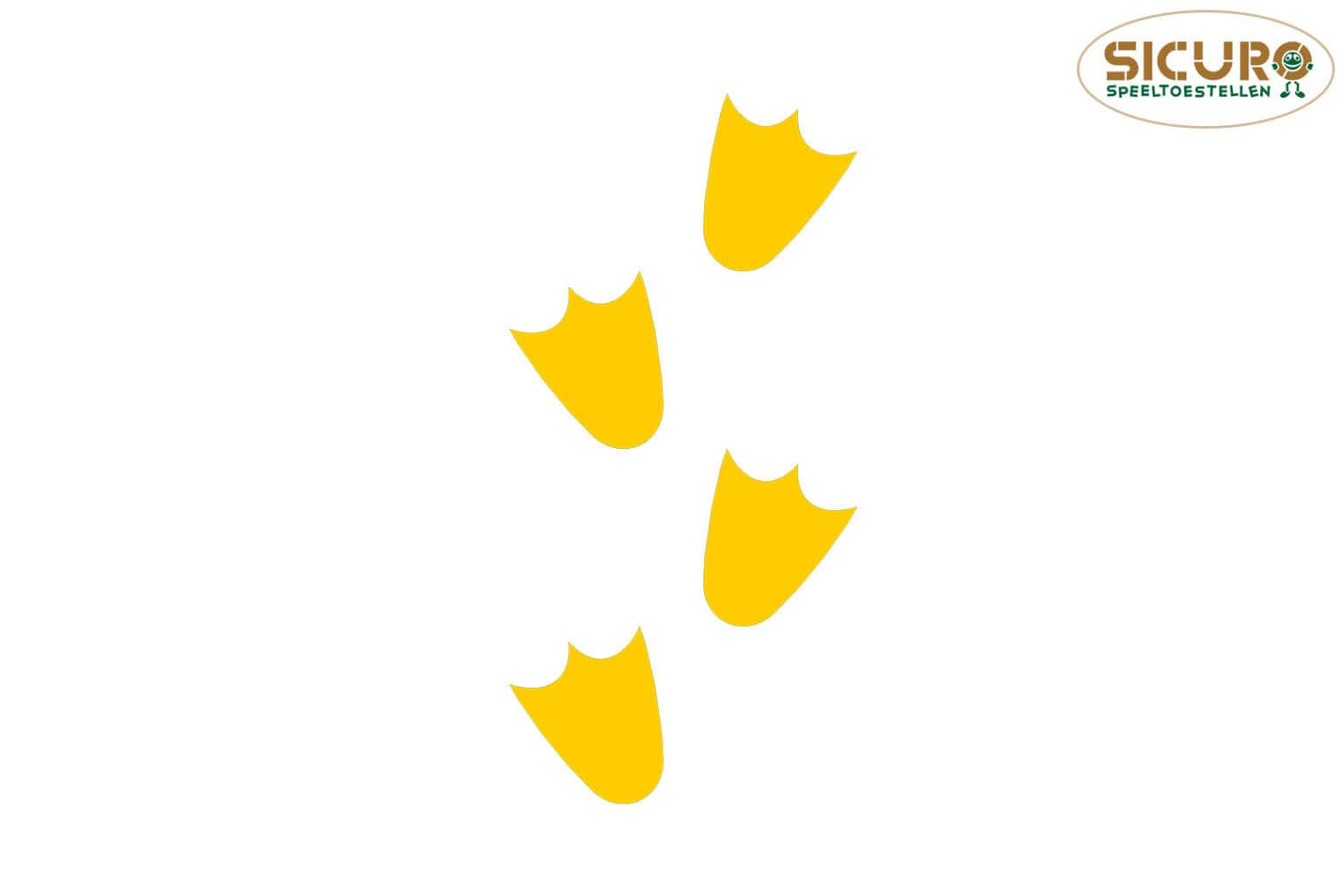 Poot afdruk eend - Sicuro